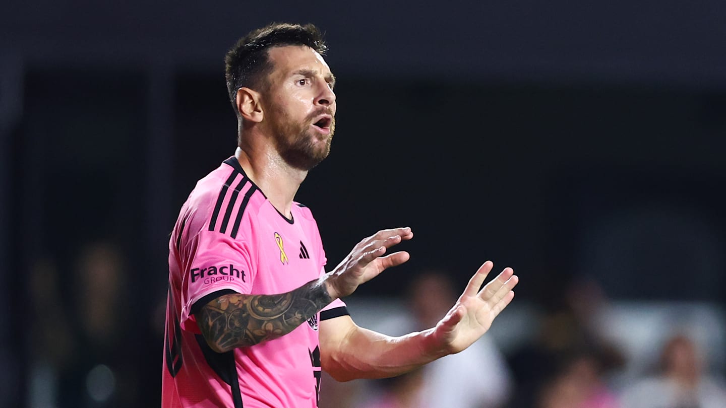 Doblete de Lionel Messi en el triunfo momentáneo de Inter Miami sobre Columbus Crew