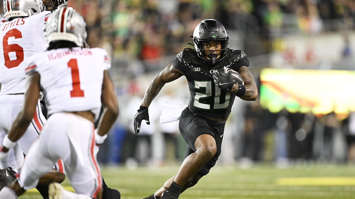 Oregon Ducks RB Jordan James Made Promise to Dan Lanning Before Ohio ...