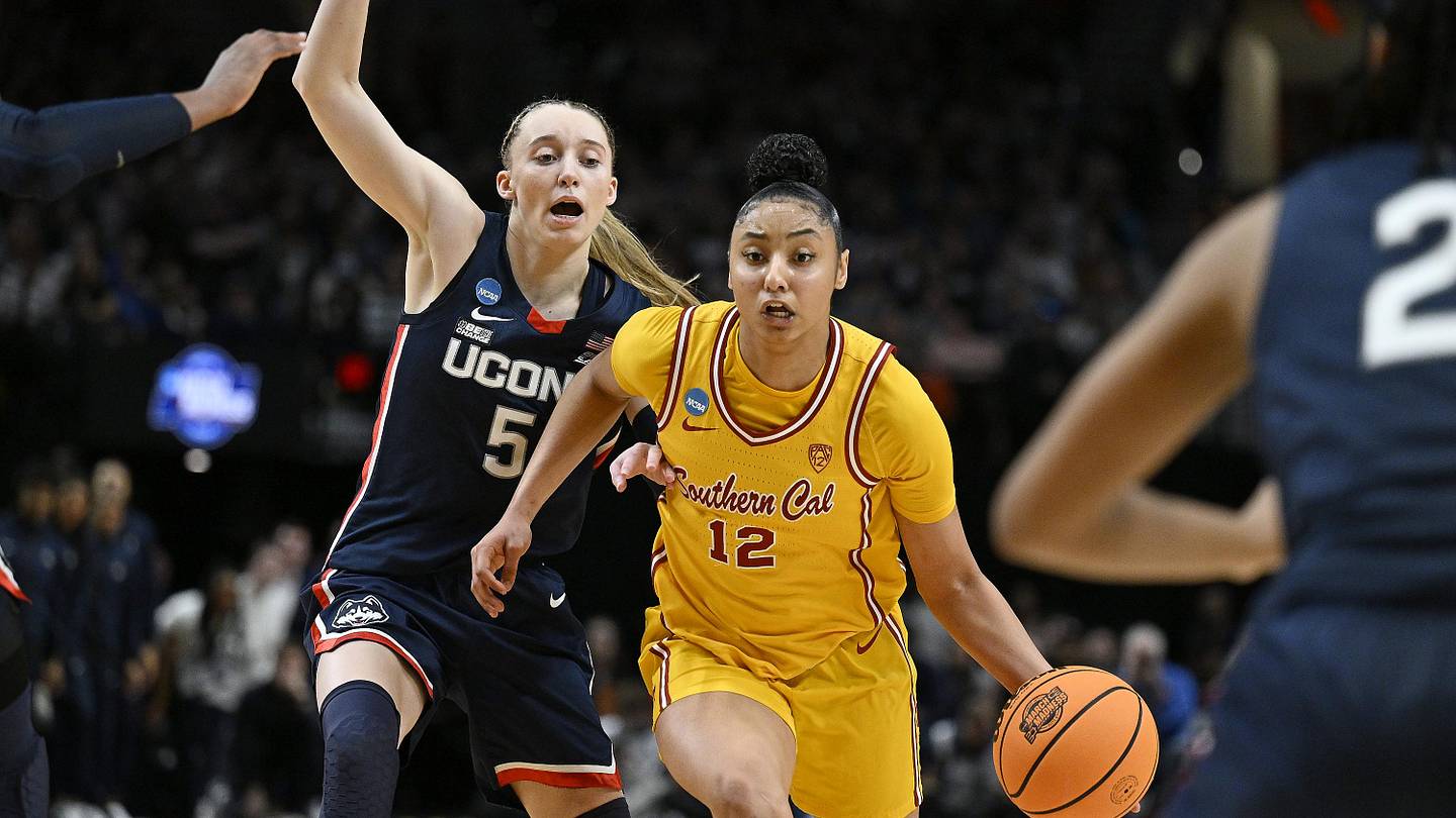 USC Star JuJu Watkins Styles With First Pitch at Dodgers Game