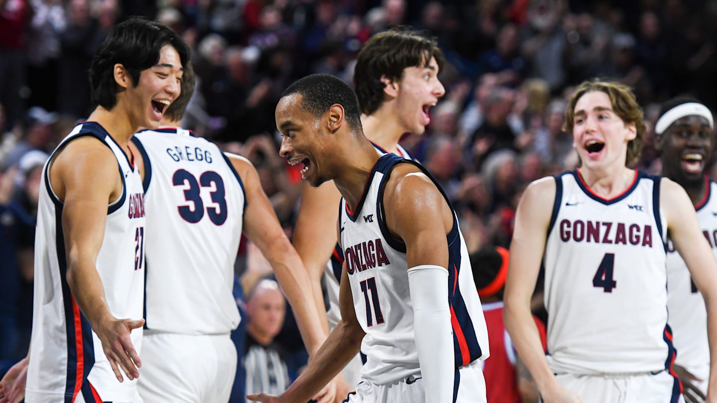Gonzaga ranked No. 9 in Bart Torvik’s 2025 projections