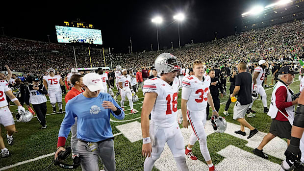 Oregon Ducks’ Dan Lanning Shuts Down Dan Patrick's 12-Man Penalty Question