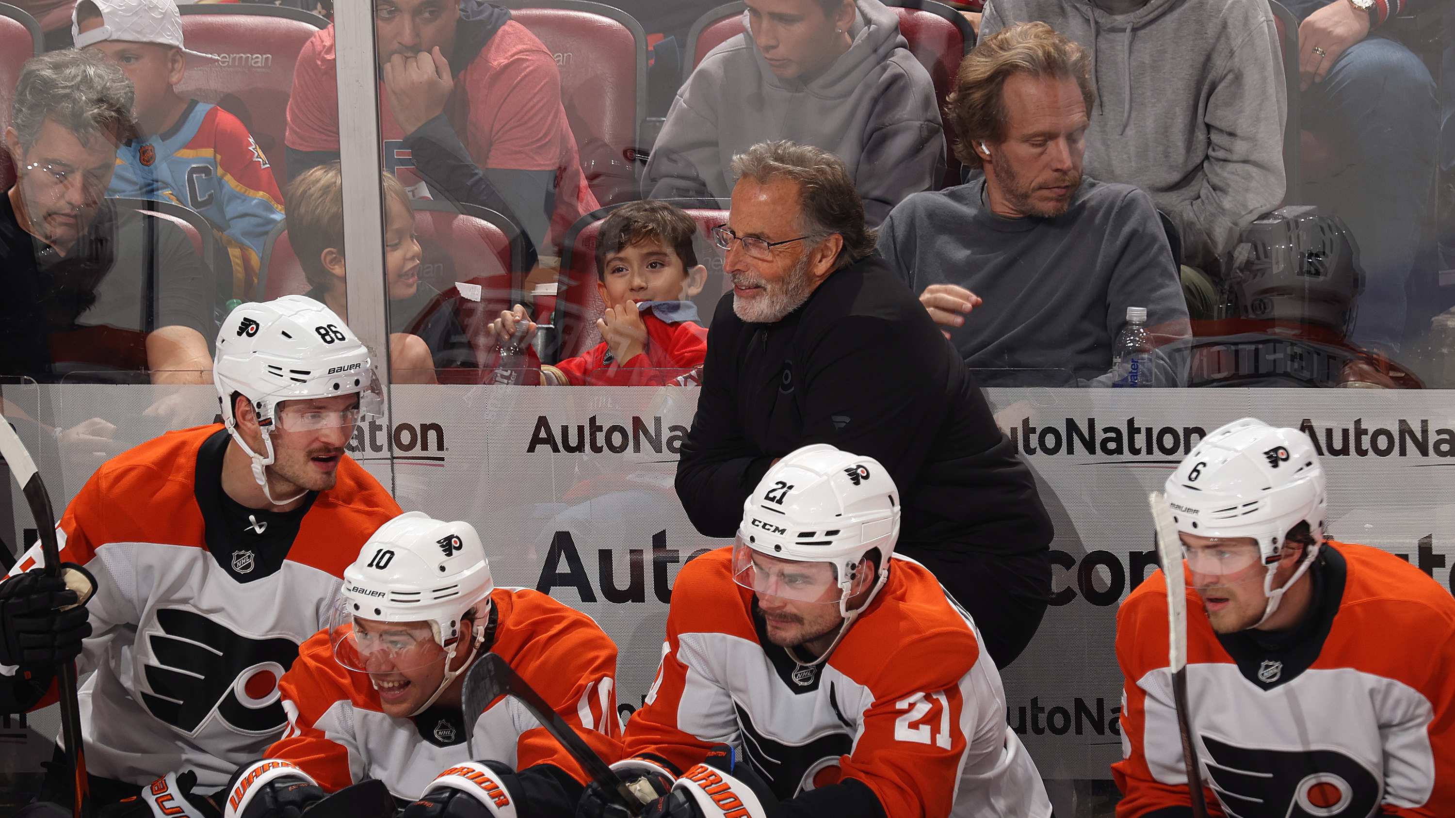 Where are the Flyers at the quarter mark of the season?