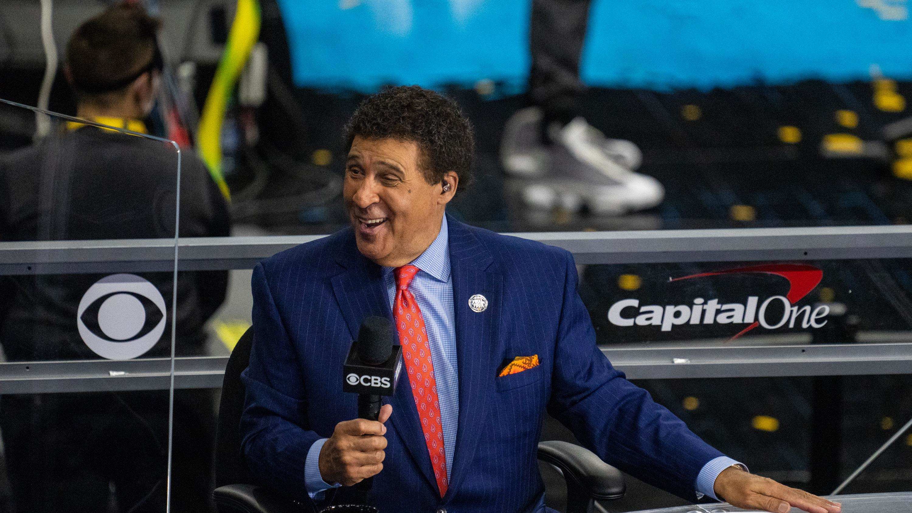 Legendary sports broadcaster and face of Selection Sunday Greg Gumbel ...