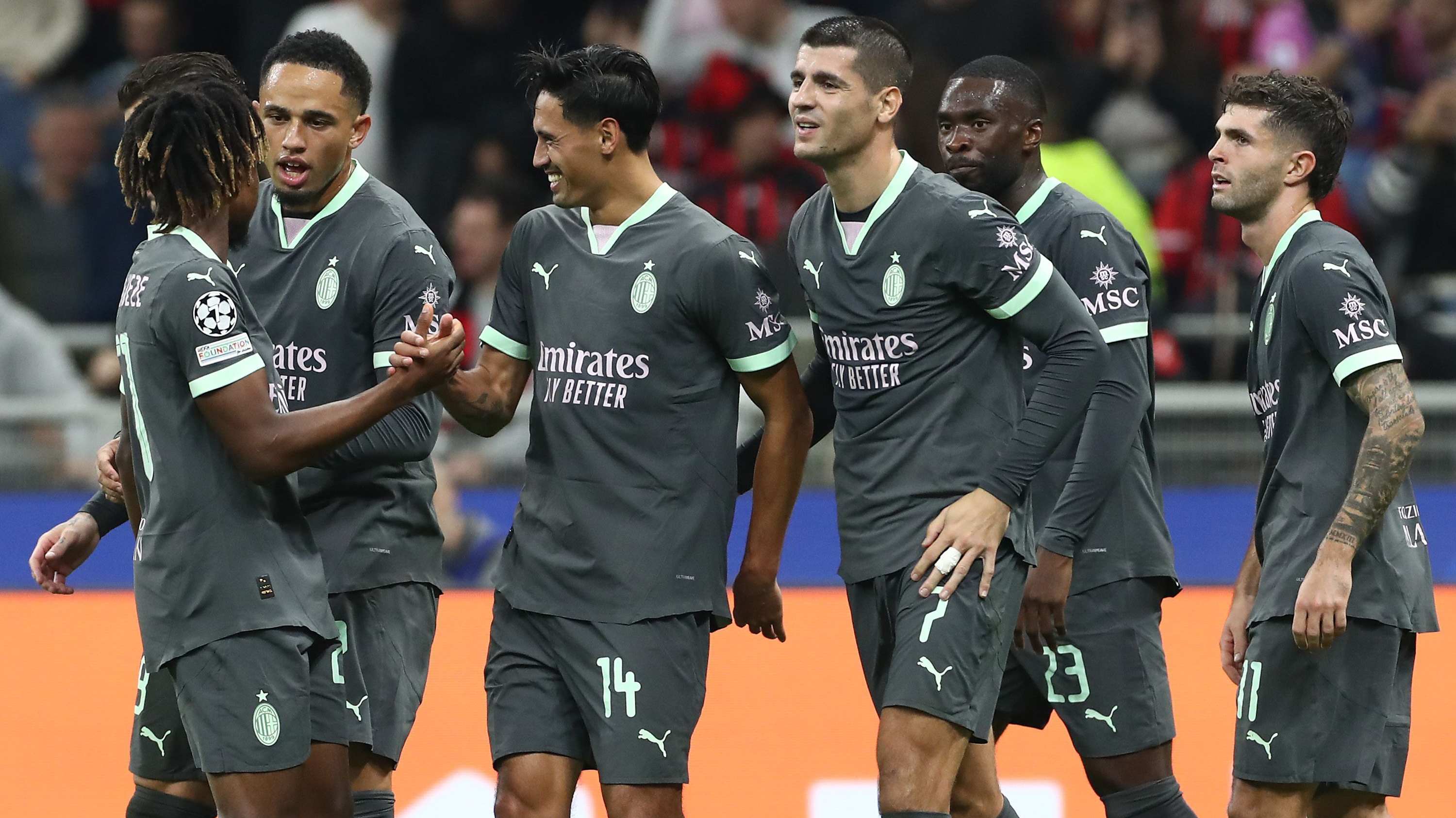 Pulisic's stunning Olympic goal secures Milan's first Champions League ...