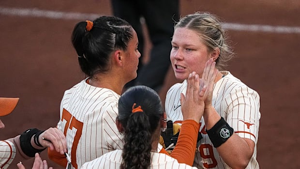 No. 1 Texas Softball Squeaks by With Win vs. Missouri