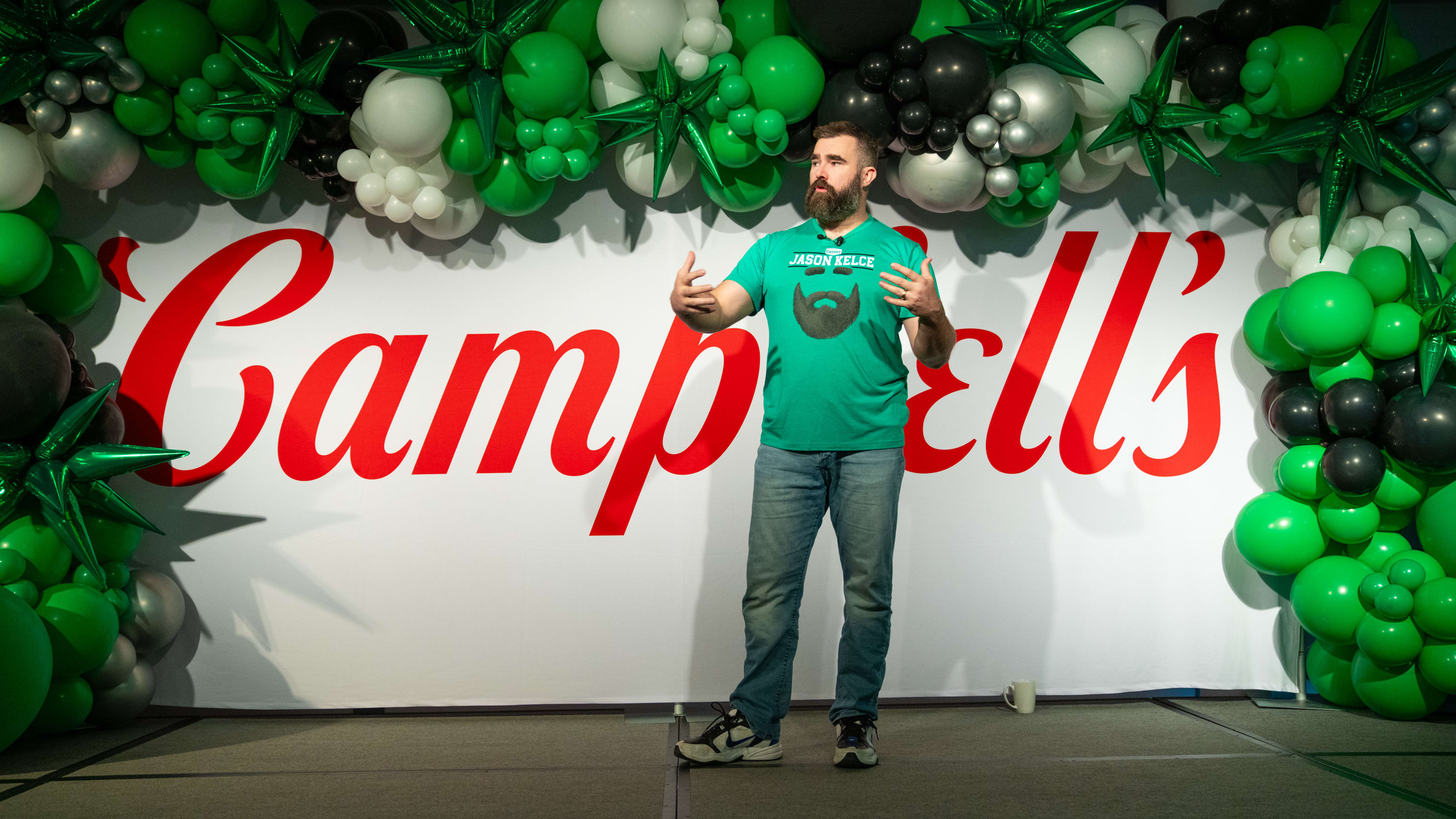 Campbell's is releasing a Jason Kelce "Legend Edition" T-Shirt with the ...