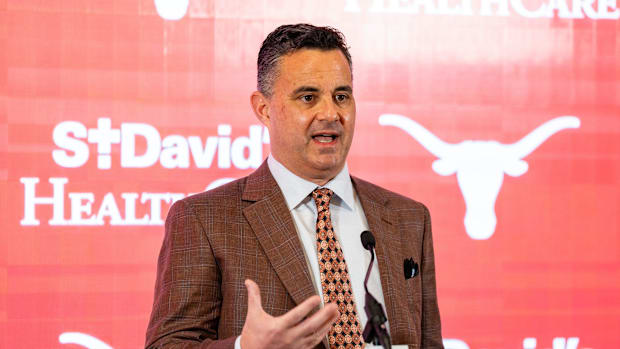 Sean Miller Throws Impressive First Pitch at Texas Longhorns Baseball Game