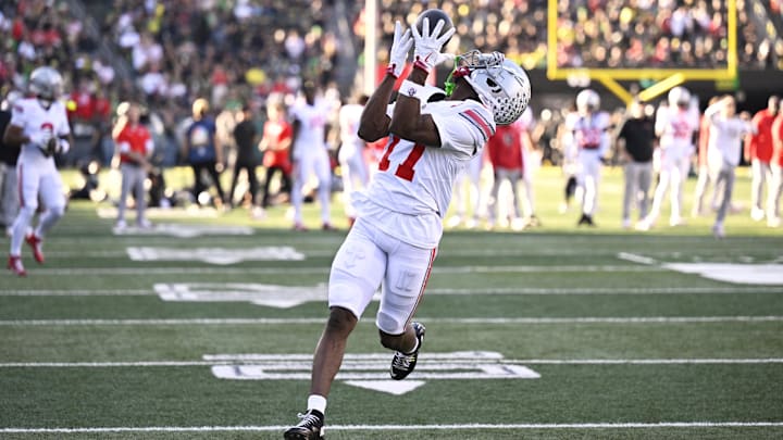 WATCH: Ohio State Buckeyes' Carnell Tate Snares Electrifying TD Catch