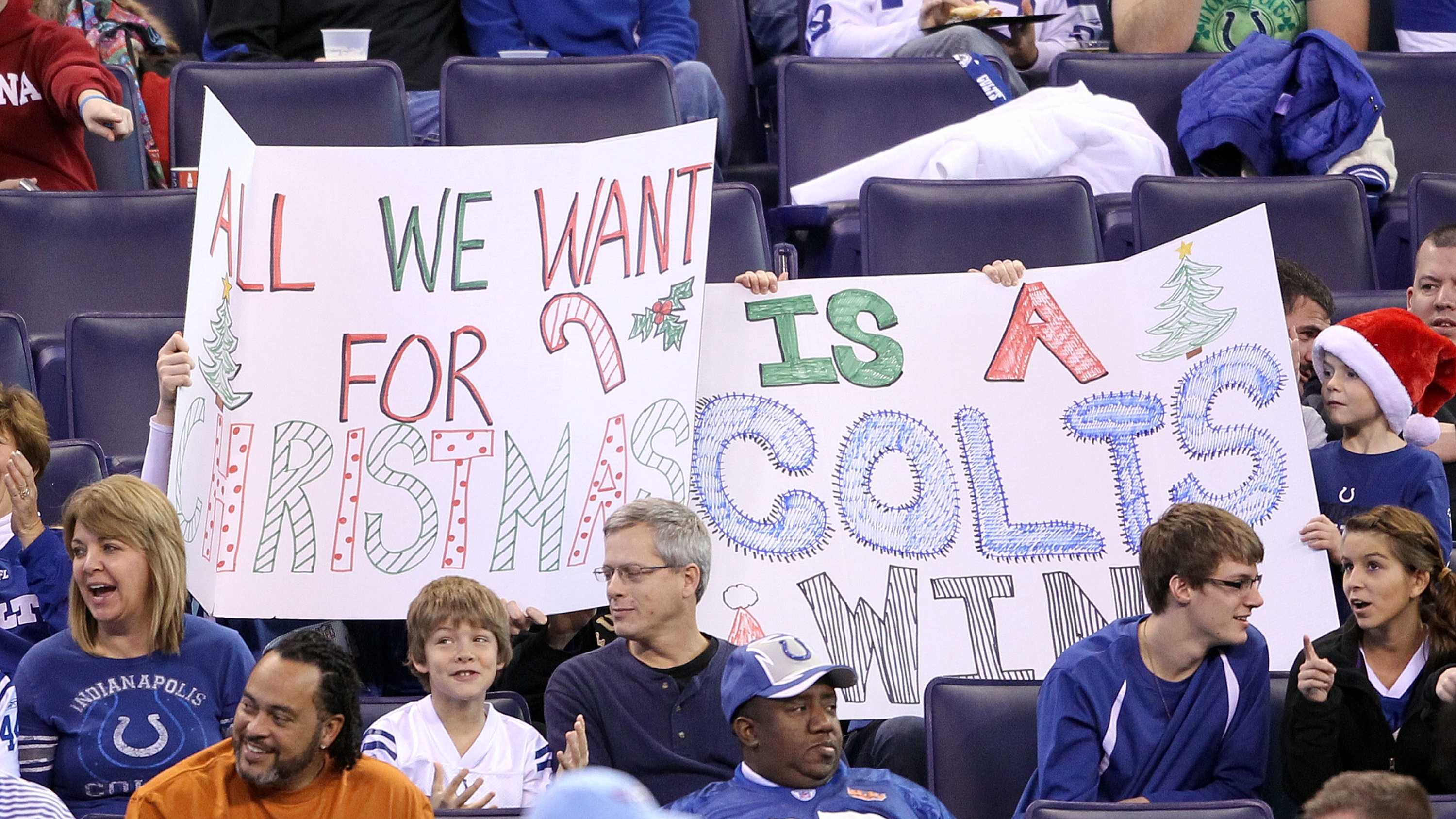 What should be on the Colts' Christmas list this year?