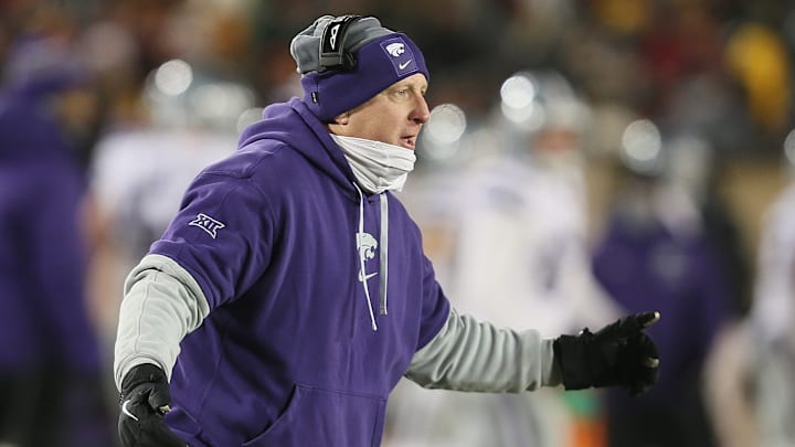 Kansas State Wildcats Coach Chris Klieman Attributes Turnovers To Iowa ...