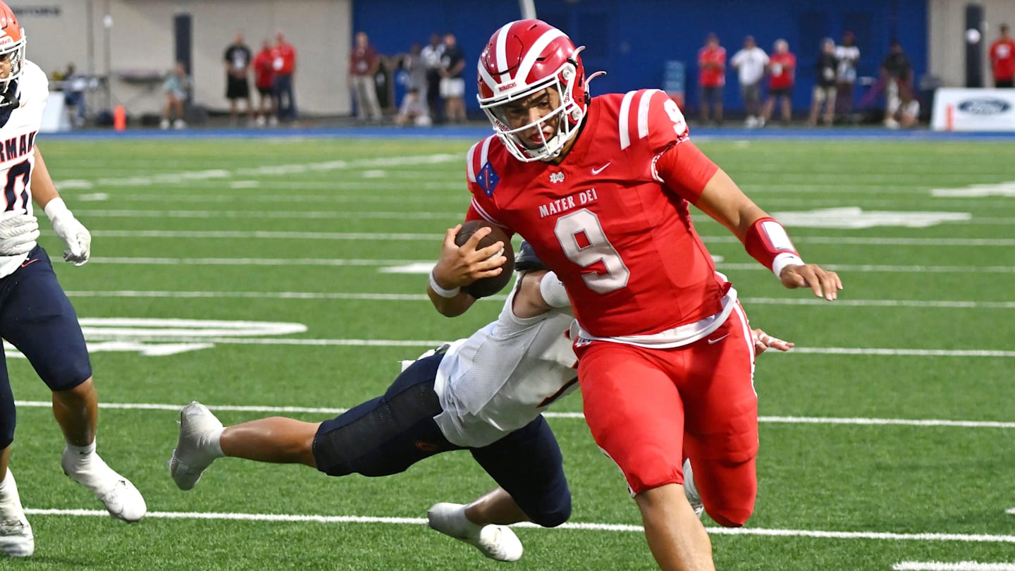 Live score recap: Oregon-bound Jordon Davison rushes for 3 TDs in Mater ...