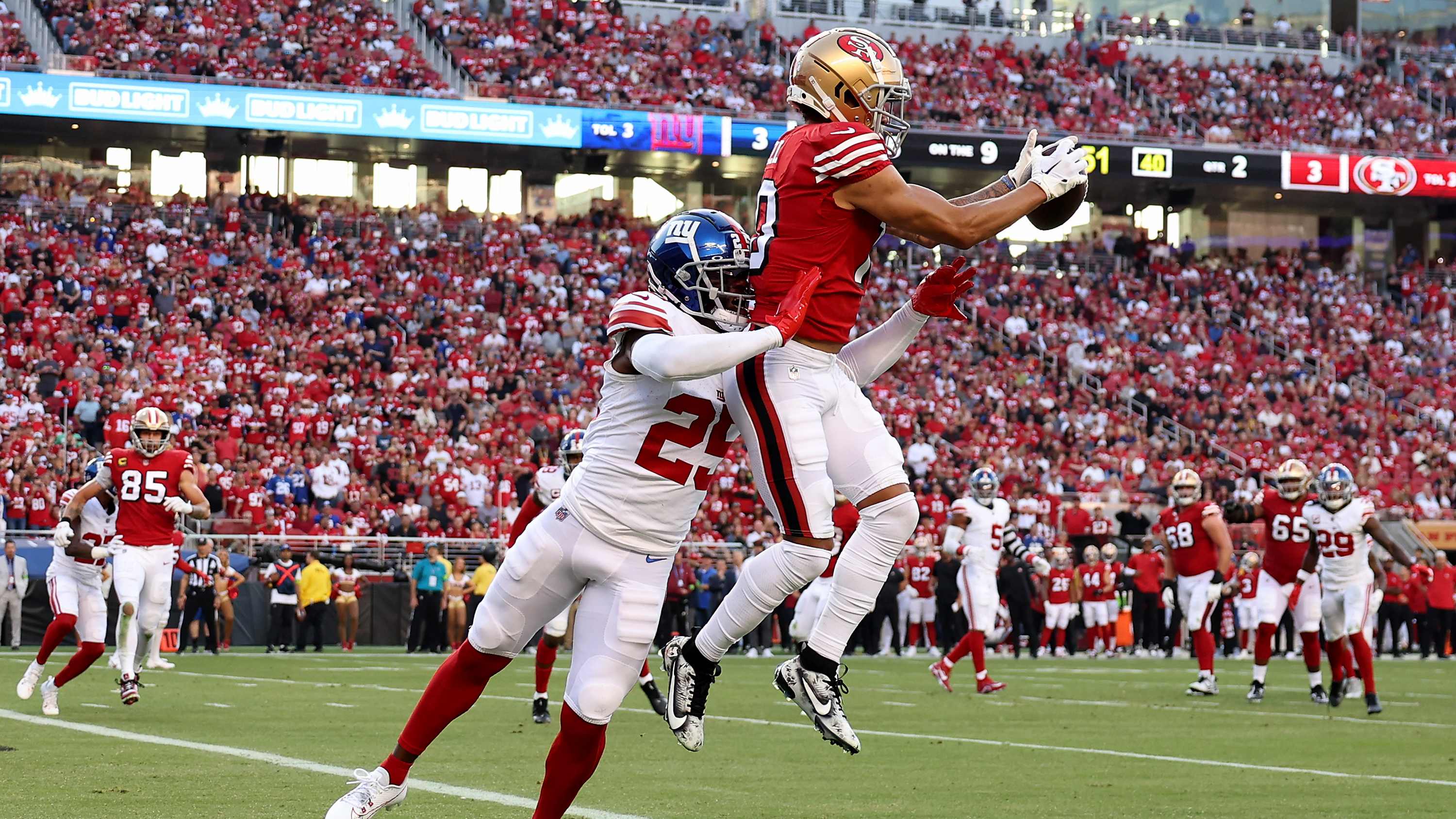 49ers rookie Ronnie Bell hauls in 1st career reception AND touchdown vs ...