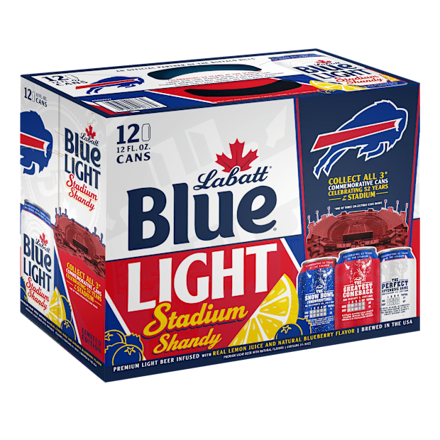 Epic limited edition Labatt Blue collectible can designs commemorating ...
