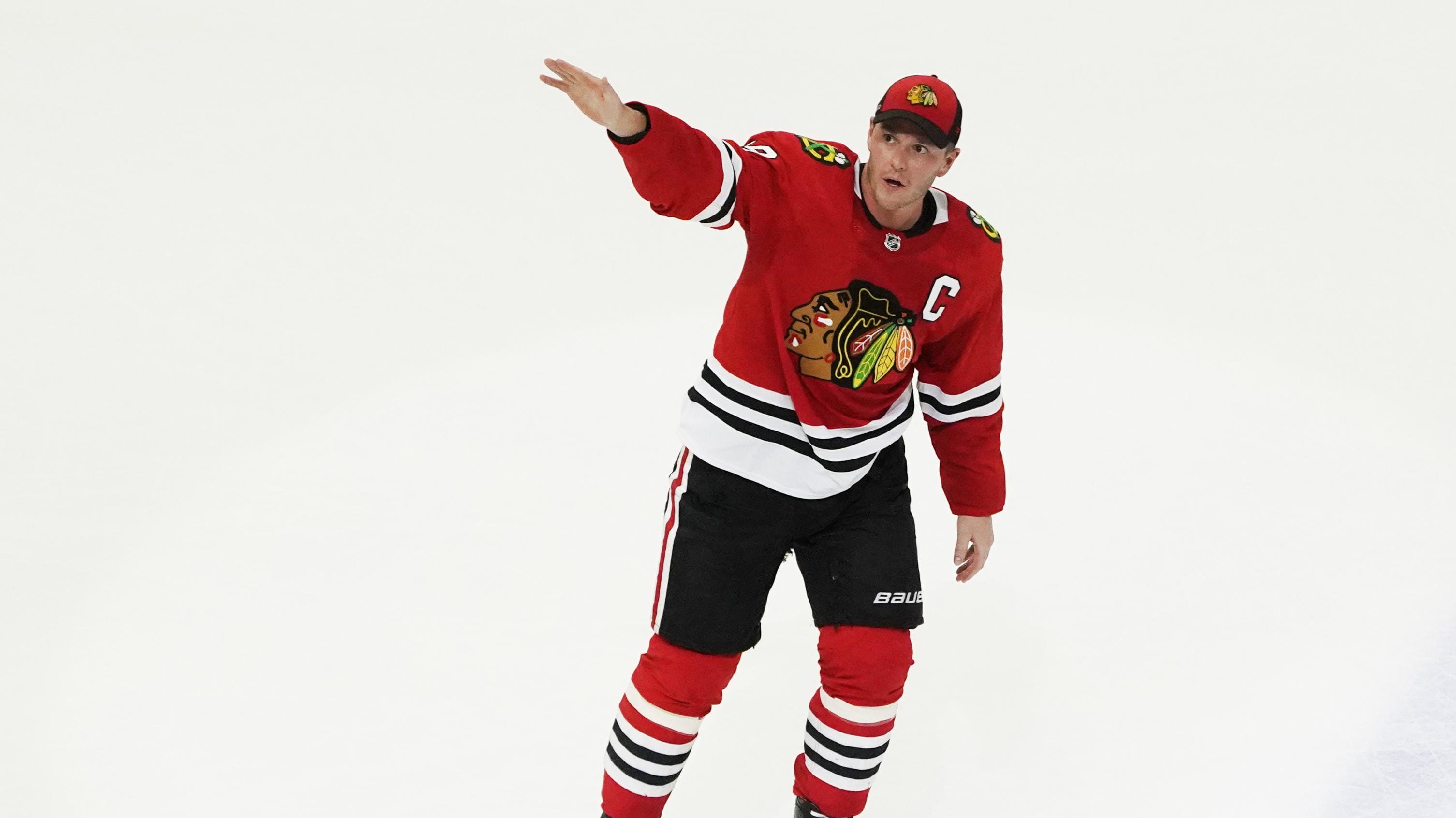 Where is Chicago Blackhawks' former legendary captain Jonathan Toews?