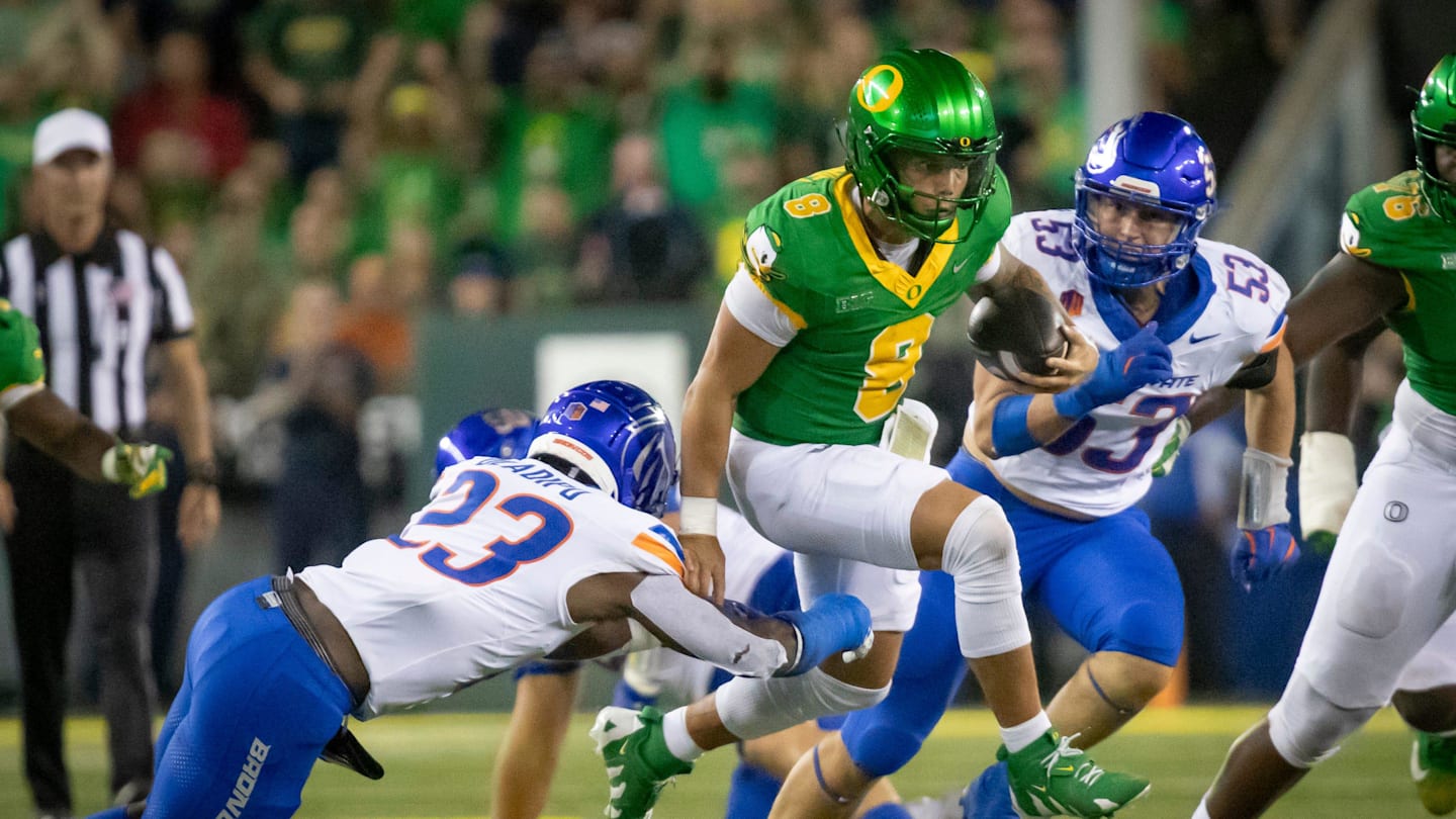 4-Star Quarterback Recruit Bryson Beaver Commits To Oregon Ducks Over ...