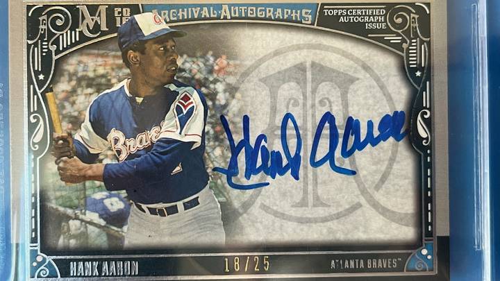 Hank Aaron Autographed BMW MINI Cooper?