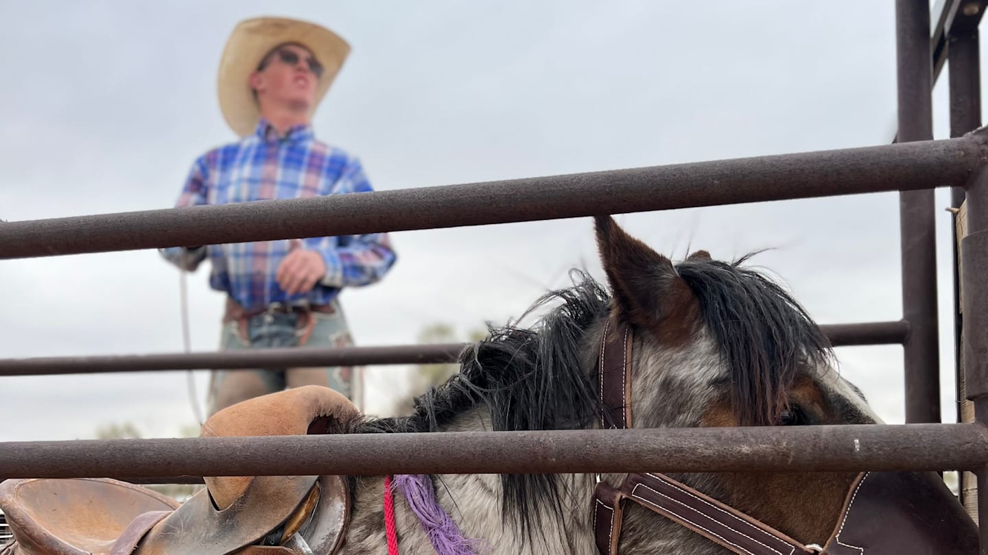 Young Talented Colorado Saddle Bronc Rider Credits Support System for ...