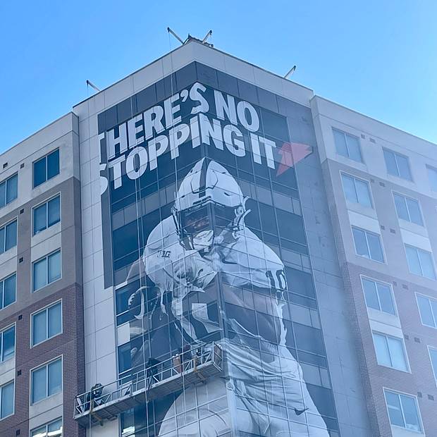 Penn State Football: Nicholas Singleton Billboard Points to New College ...