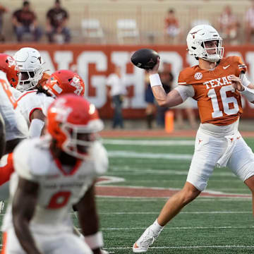 Arch Manning Highlights From Day 1 of Texas Longhorns Fall Camp