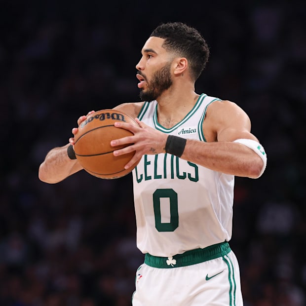 Jayson Tatum gets rid of shocking new hairstyle for son’s 2nd grade photo