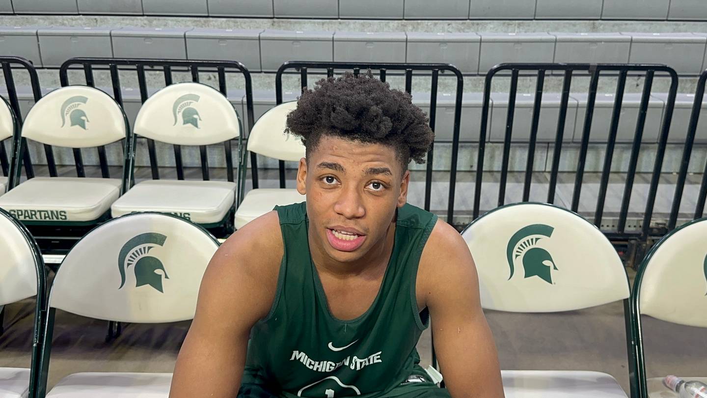 WATCH: Michigan State PG Jeremy Fears Jr. Looks Ahead to Washington, More