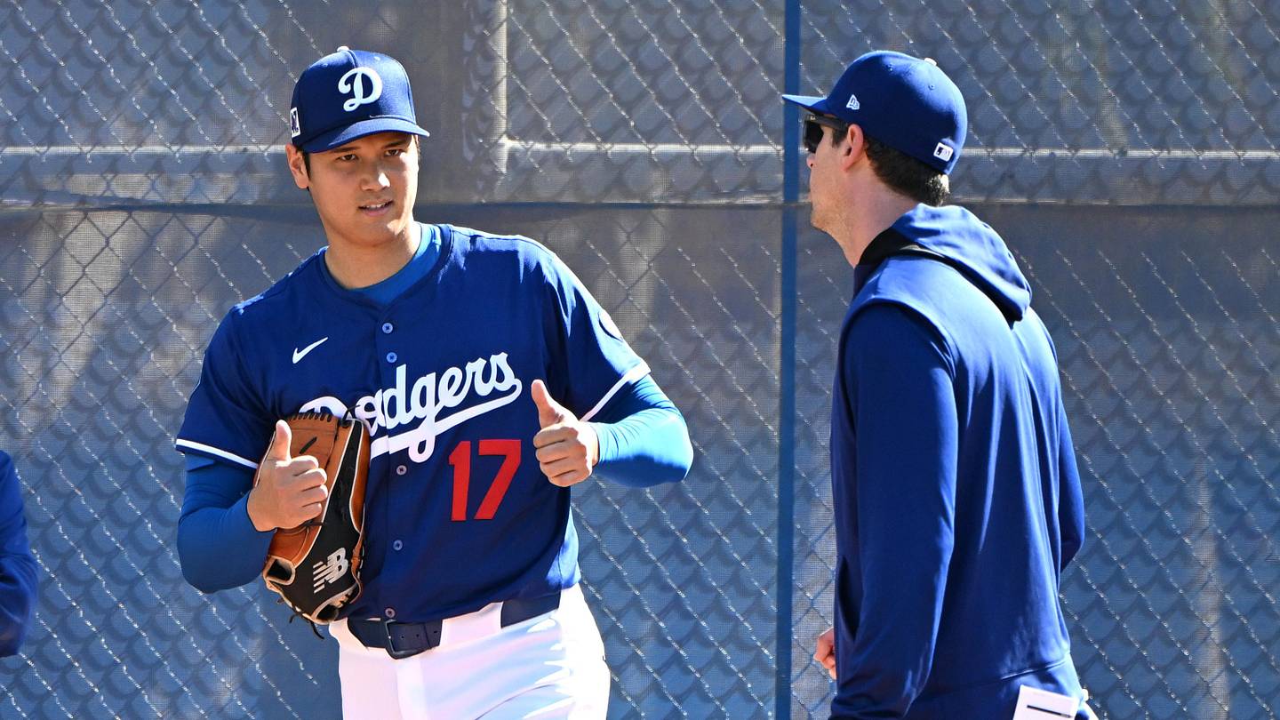 Los Angeles Dodgers' Ohtani Says Stanford Star Has Better Swing