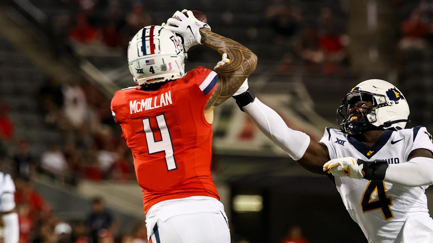 Arizona Wildcats Star Tetairoa McMillan Lands With AFC North Team in ...