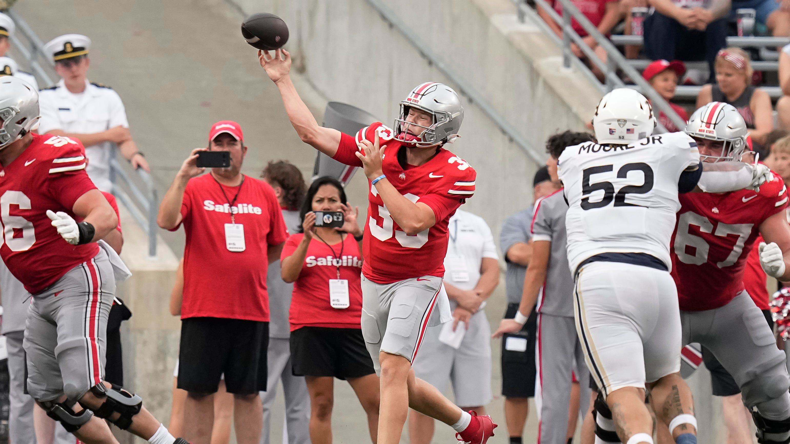 Ohio State football team loses a quarterback to the transfer portal