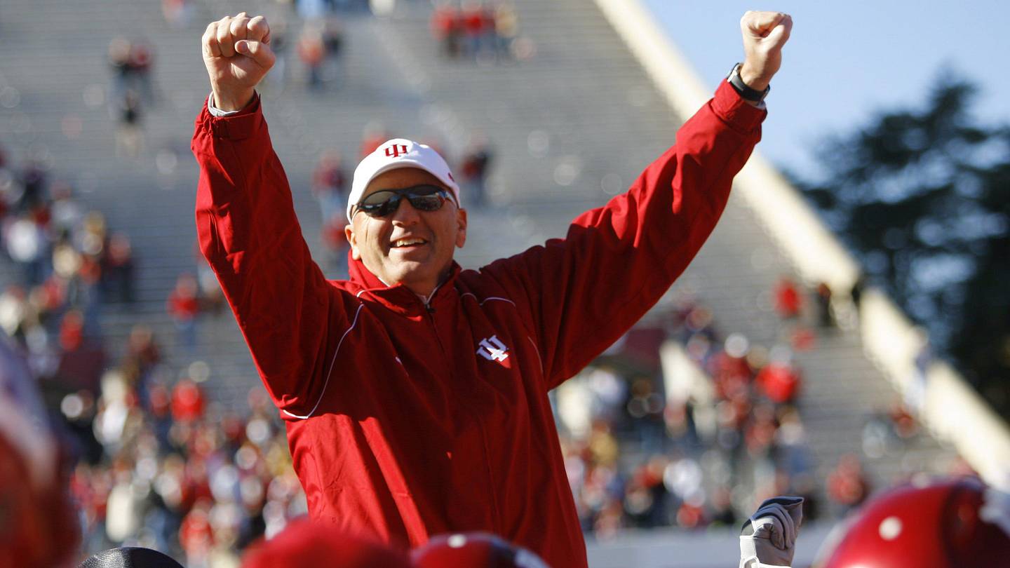 Indiana Moves Hep's Rock Outside Memorial Stadium