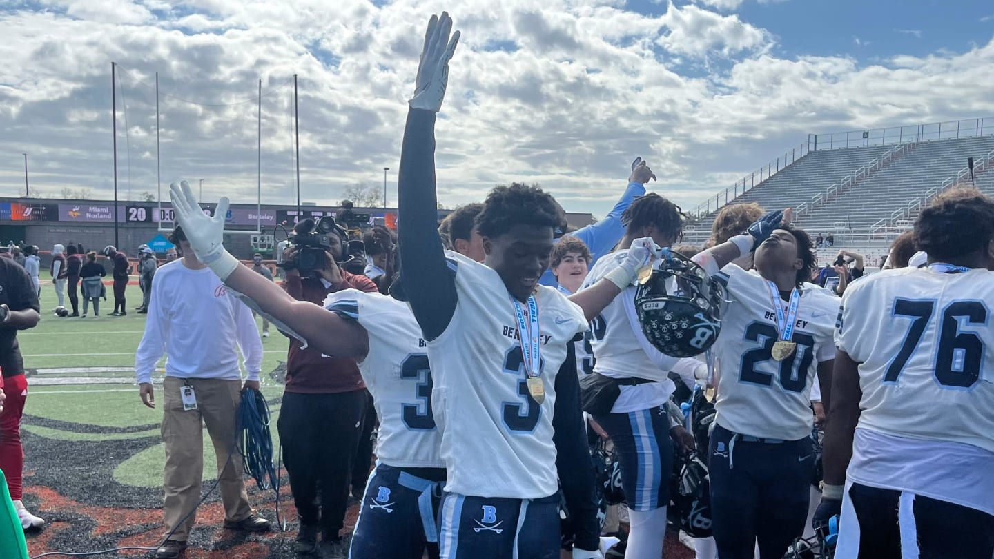 Berkeley Prep upsets Miami Norland to win first football state title ...