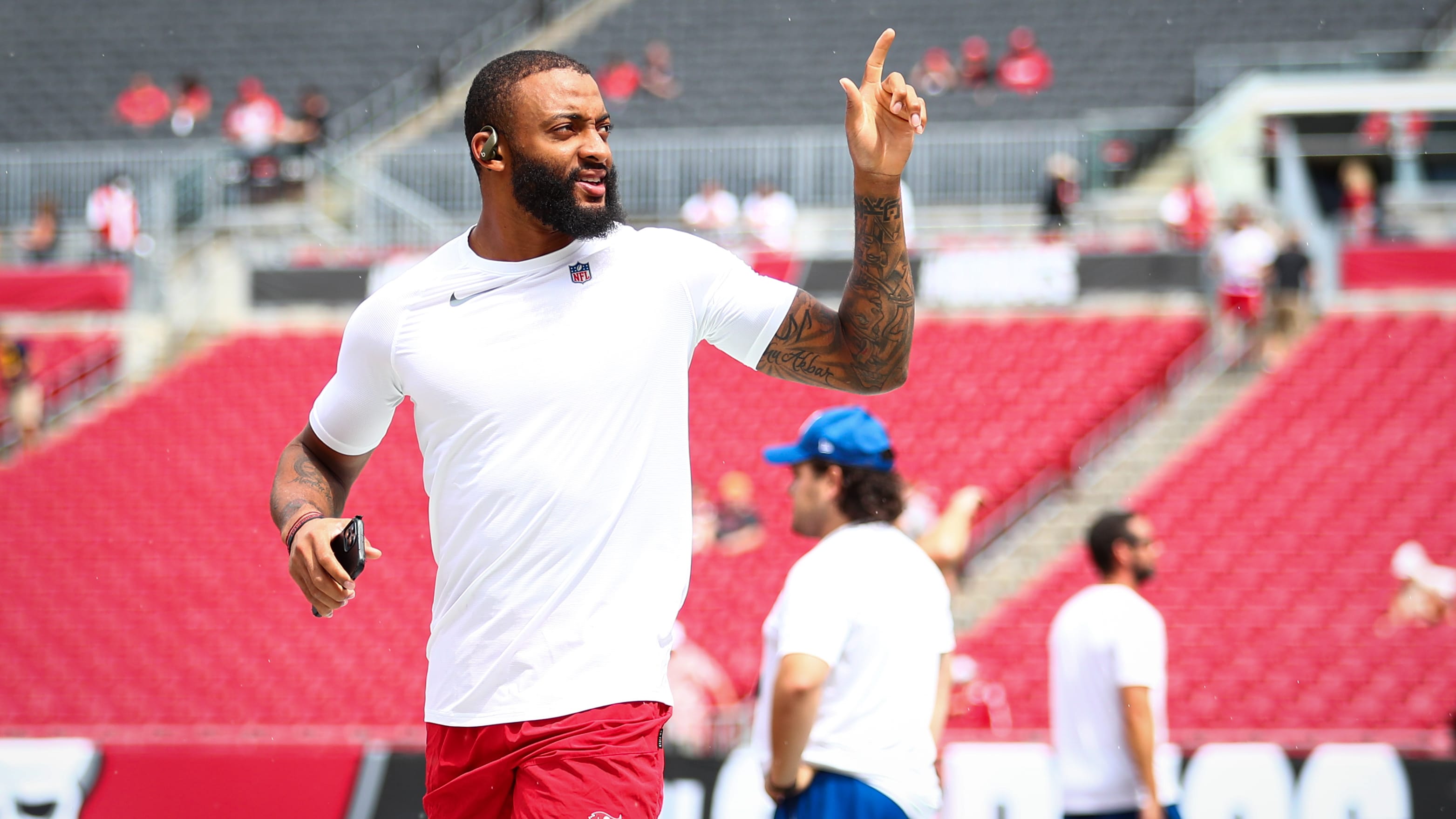 Carlton Davis is embracing his role in making Jameson Williams better