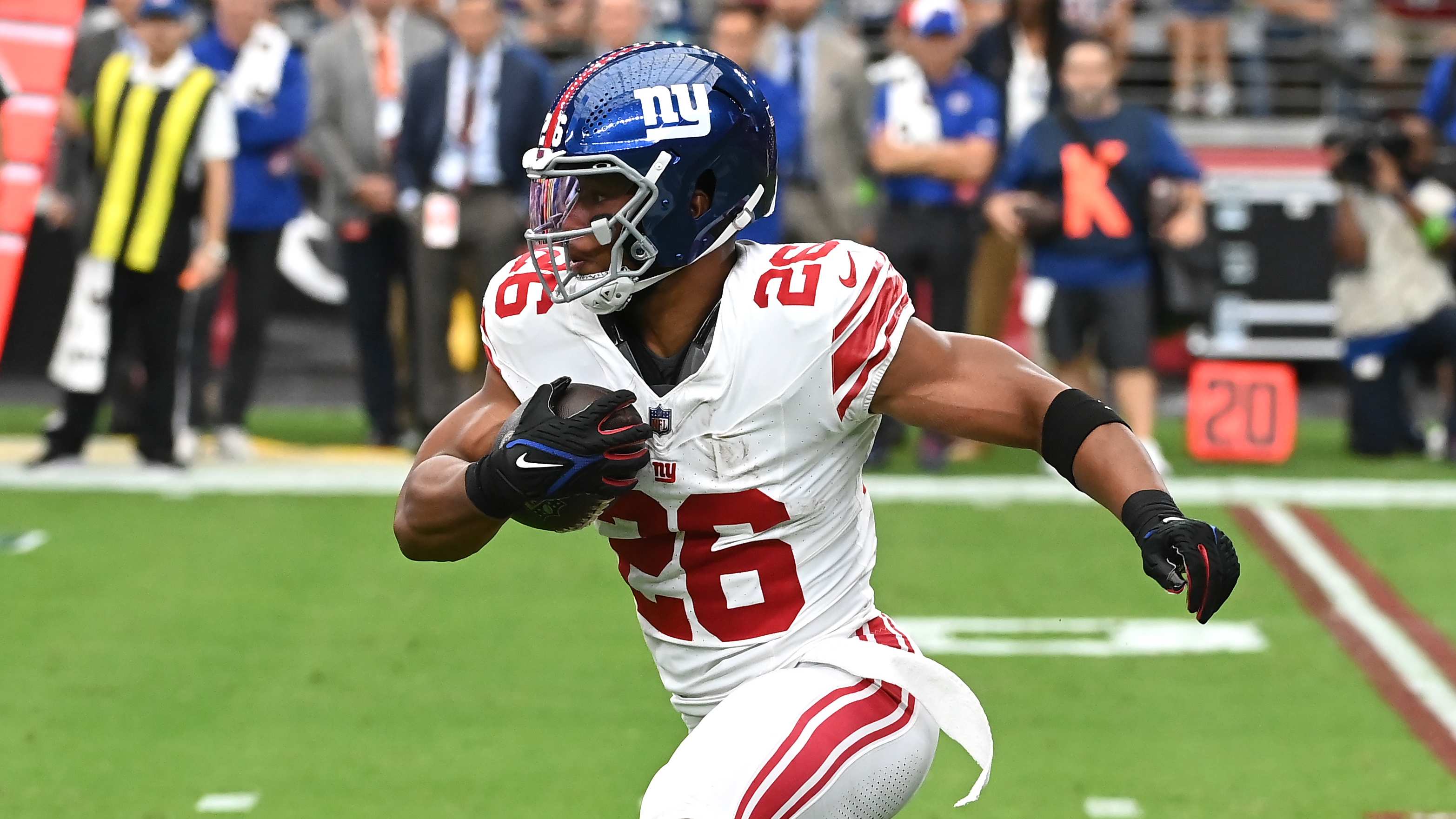 Saquon Barkley Injury Update: Star RB back at practice on a limited basis