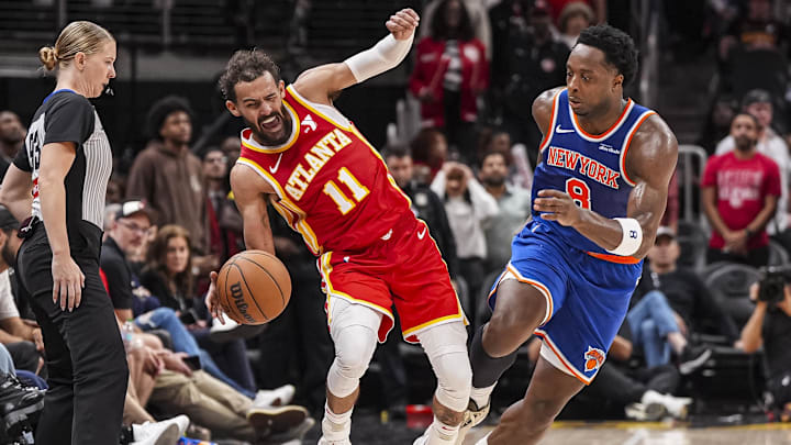 New York Knicks vs. Atlanta Hawks: OG Anunoby Out, Trae Young In