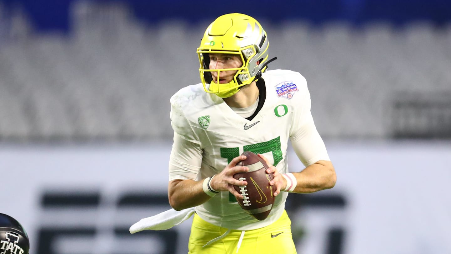 Former Oregon Ducks Quarterback Tyler Shough Shows Off Surprising Speed ...