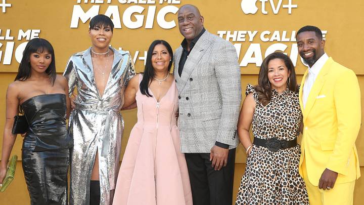 Magic Johnson's daughter upstages dad at exotic Spanish island in ...