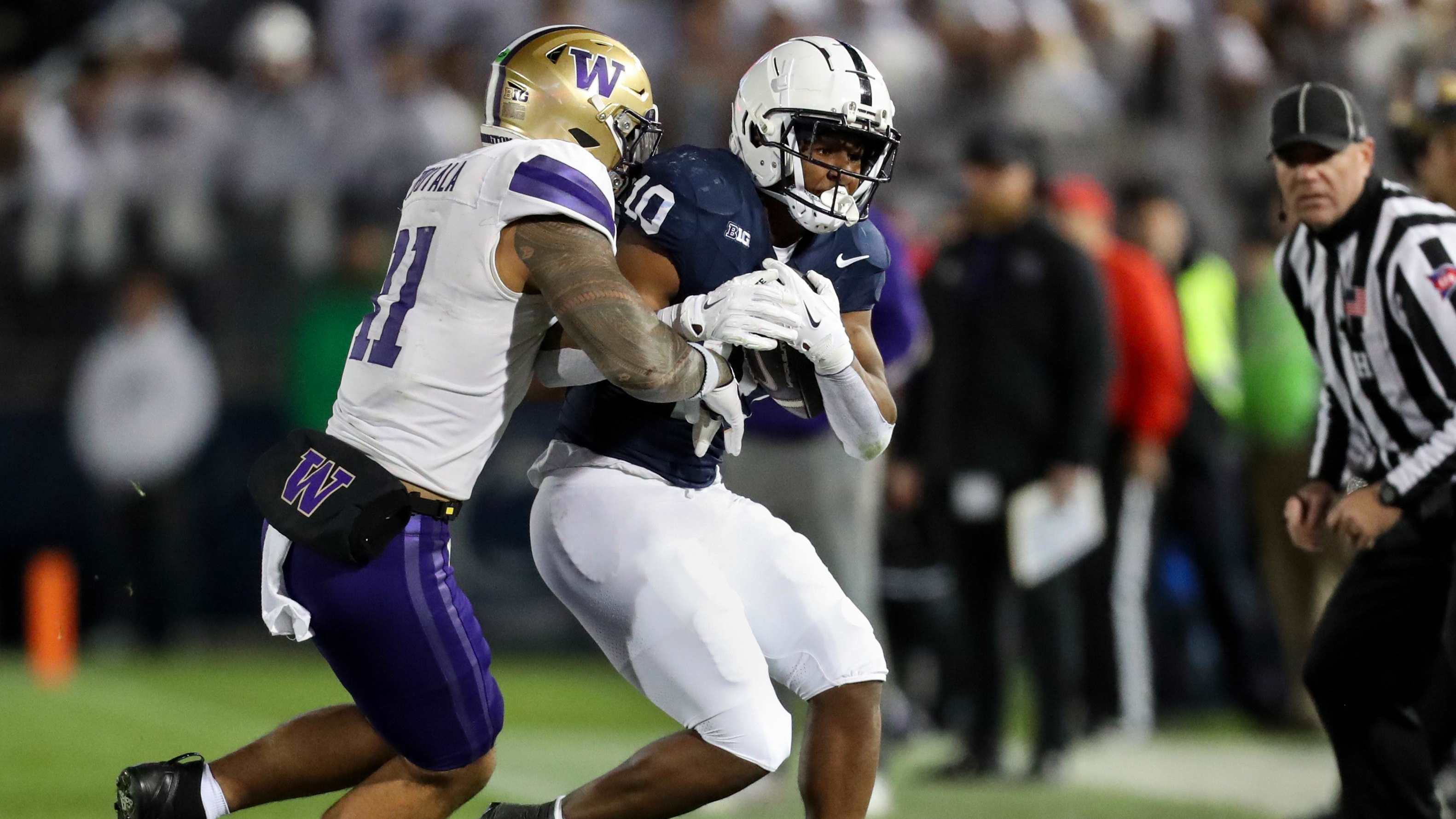 Is Penn State running back Nicholas Singleton playing today vs. Purdue?