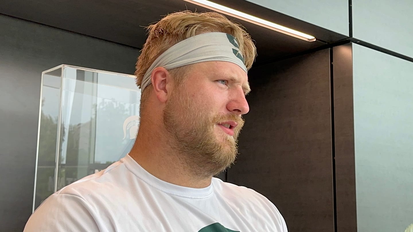Michigan State OL Luke Newman wanted a 'challenge' for final season of ...