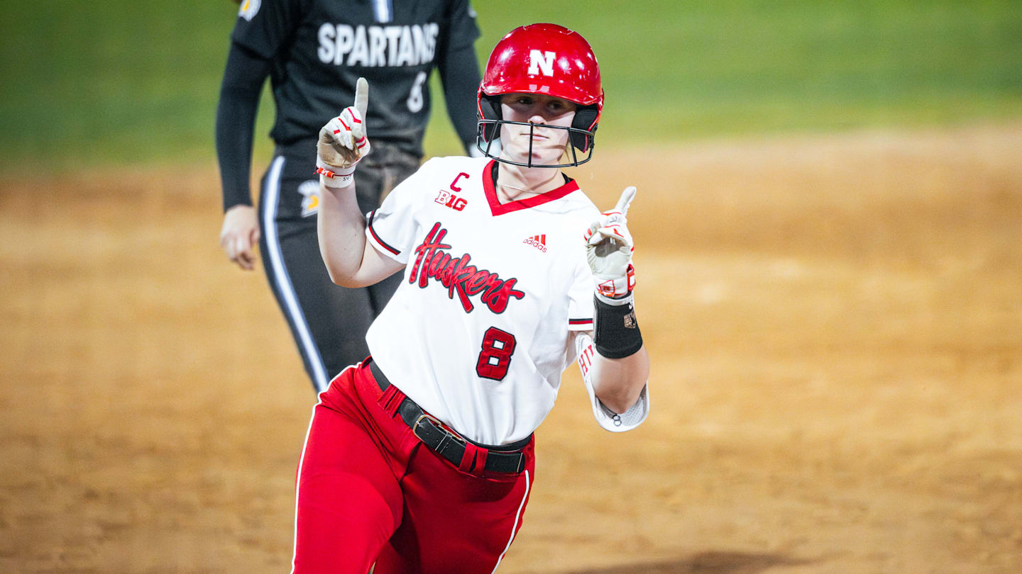 Nebraska Softball Rallies for 2 Wins in Emotional Day for Coach Rhonda ...