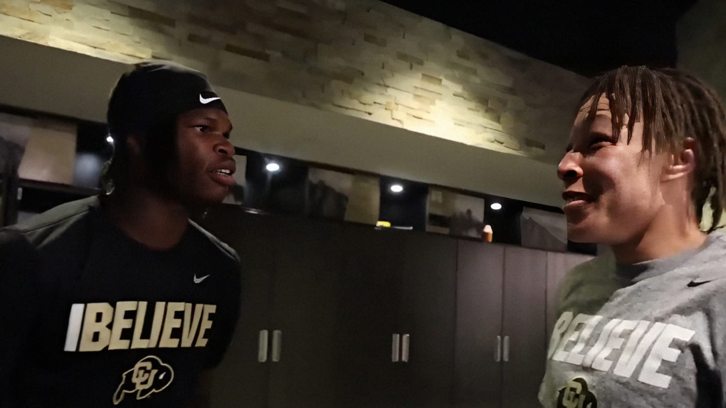 Travis Hunter calls out Kaleb Mathis saying "Shut your ass up" in ...