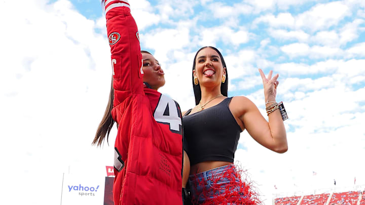 George Kittle's wife Claire shows behind-the-scenes NFL WAG game day life