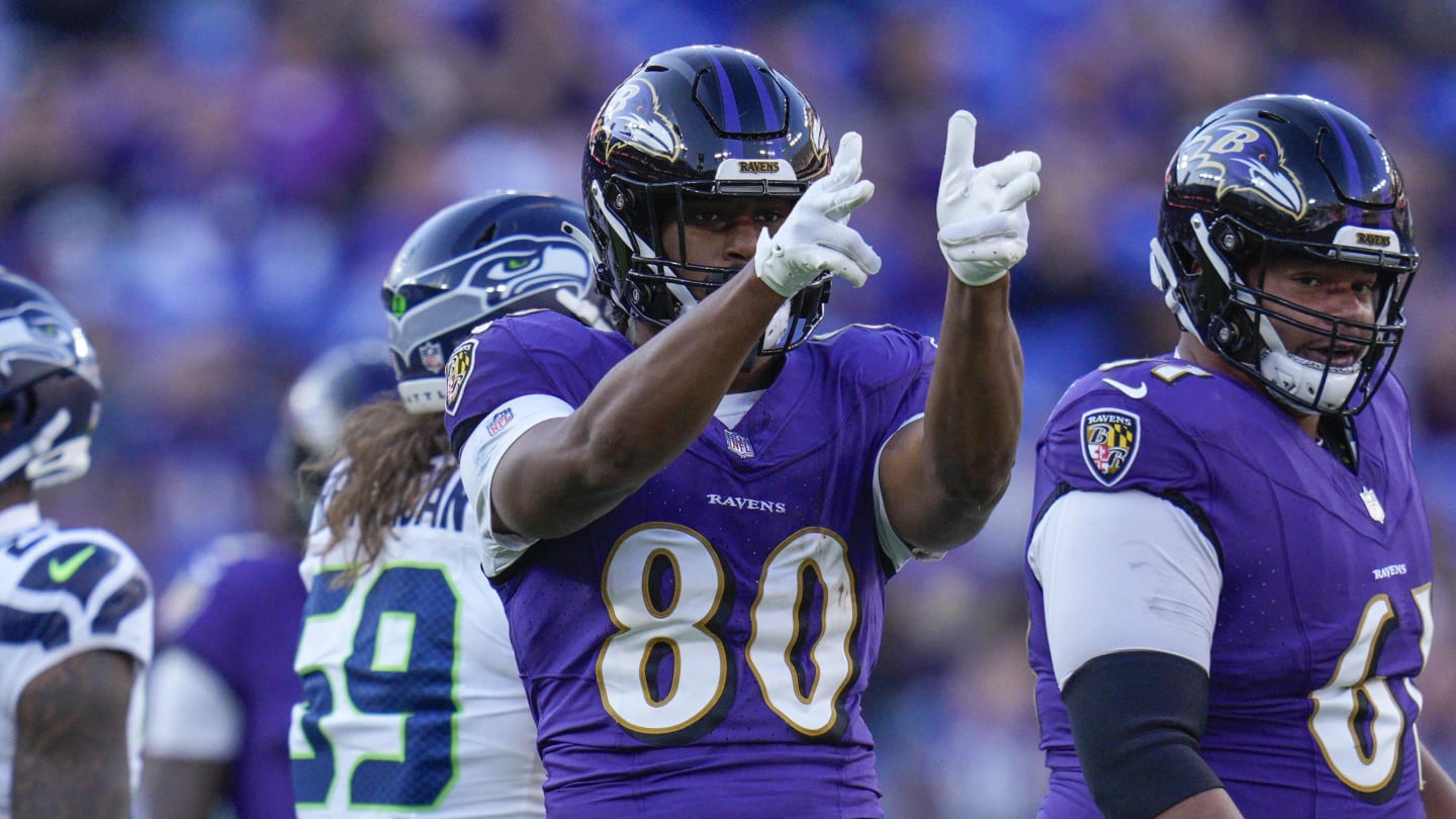 Baltimore Ravens TE Embracing Versatility