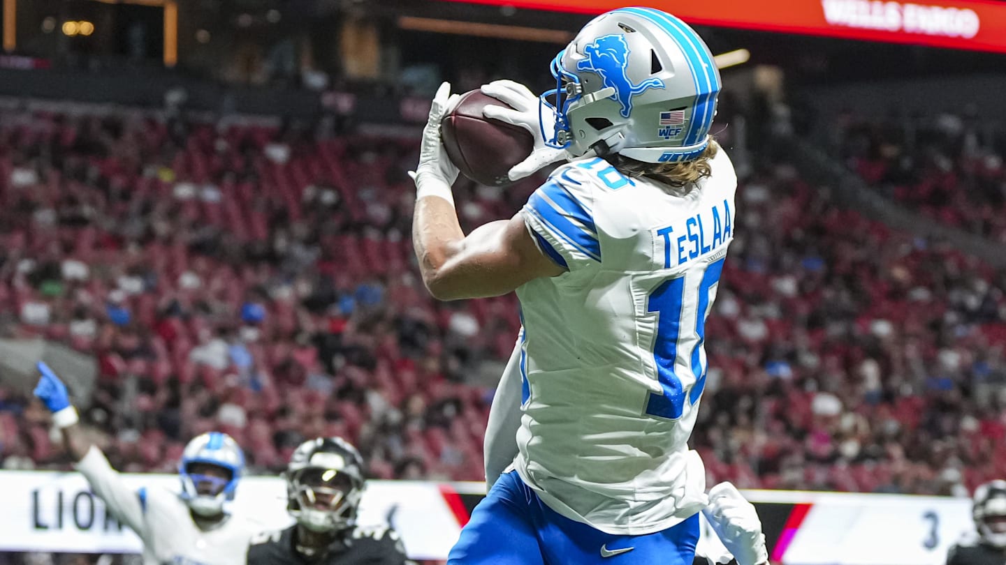 Isaac TeSlaa's big personal moment for Detroit Lions rightfully won't ...
