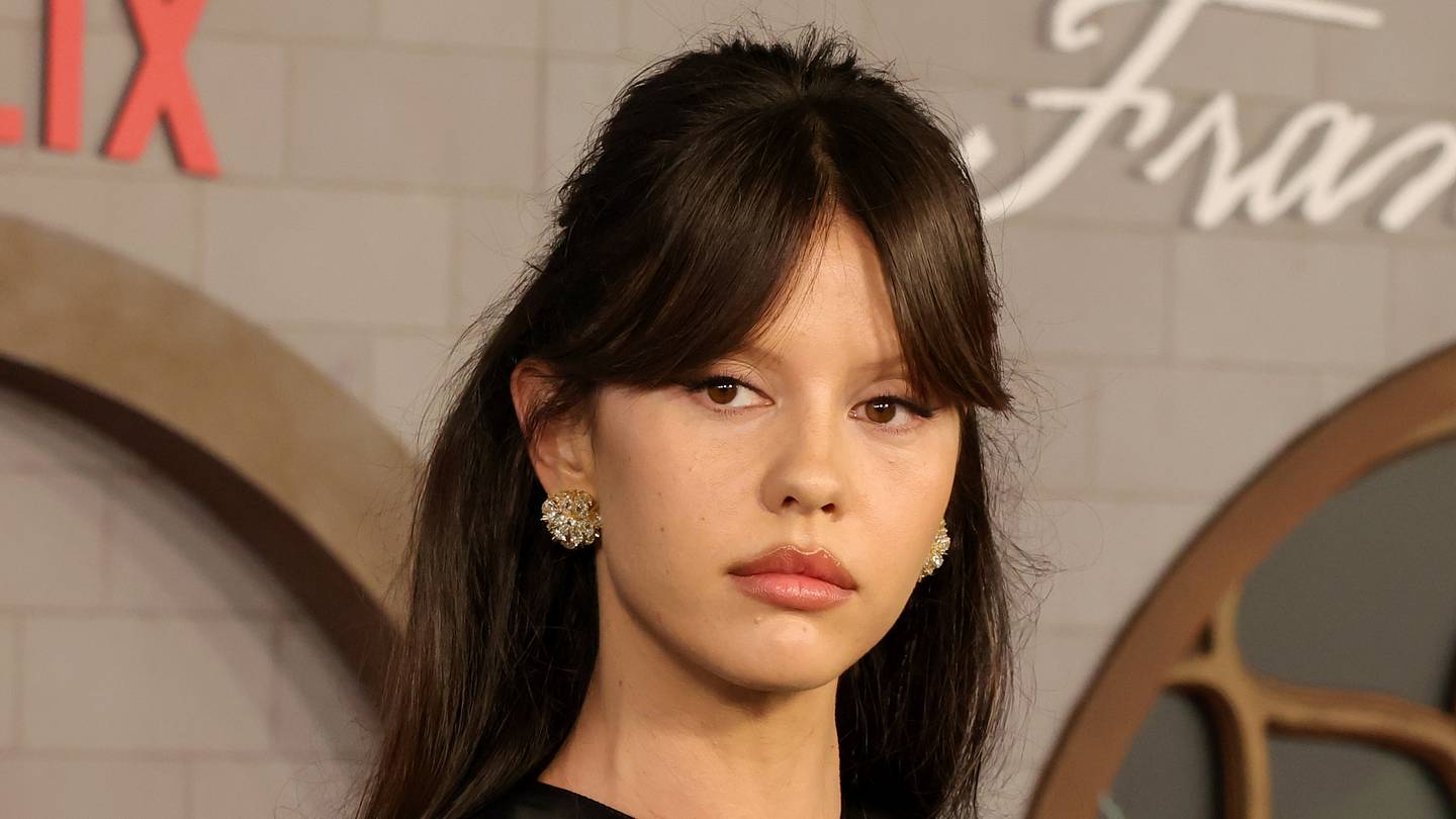 Mia Goth Goes for Daring Glam in Sheer Purple Gown for ‘Frankenstein ...