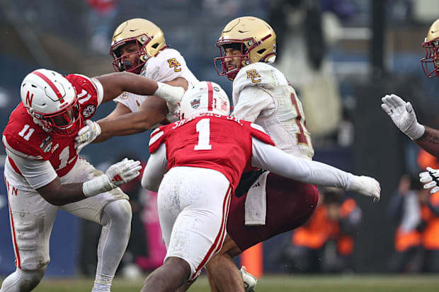 Nebraska Football Wins Pinstripe Bowl Over Boston College, 20-15