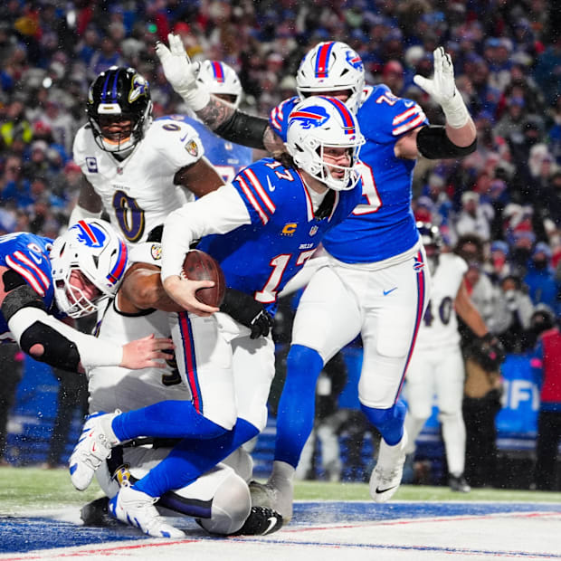 Josh Allen makes Bills' rushing history vs. Ravens, topping two HOF running backs