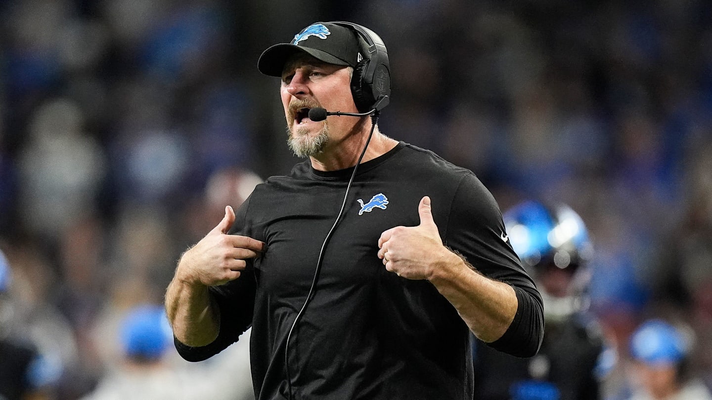 Lions’ Dan Campbell and His Family Wore Very On-Brand Christmas Sweaters