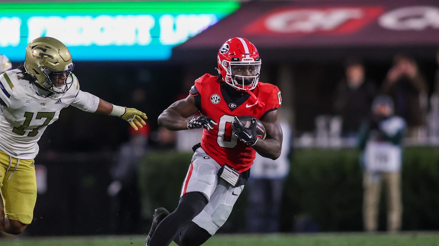 Georgia Running Back Roderick Robinson Suffers Injury During Practice
