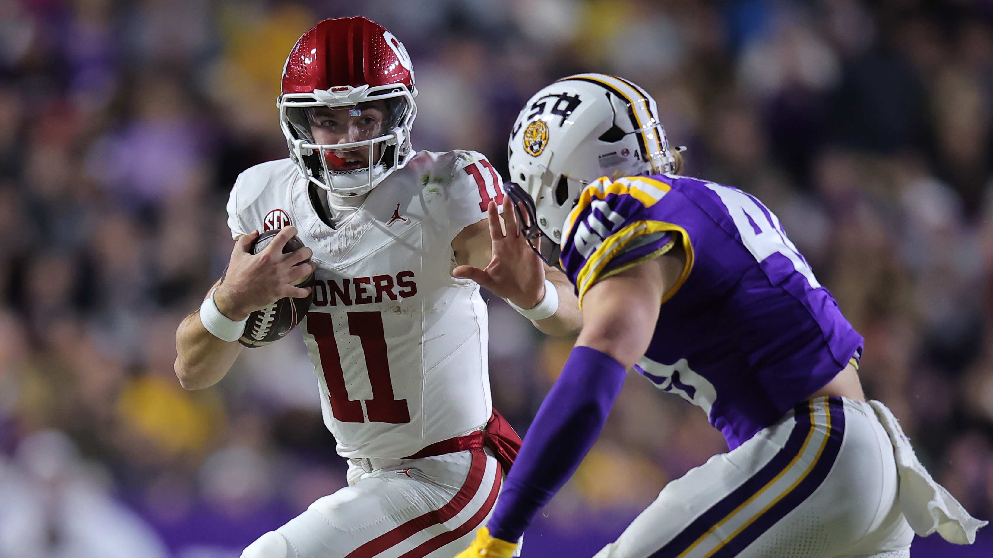 LSU euphoria quickly dies down as Whit Weeks is carted off with an injury