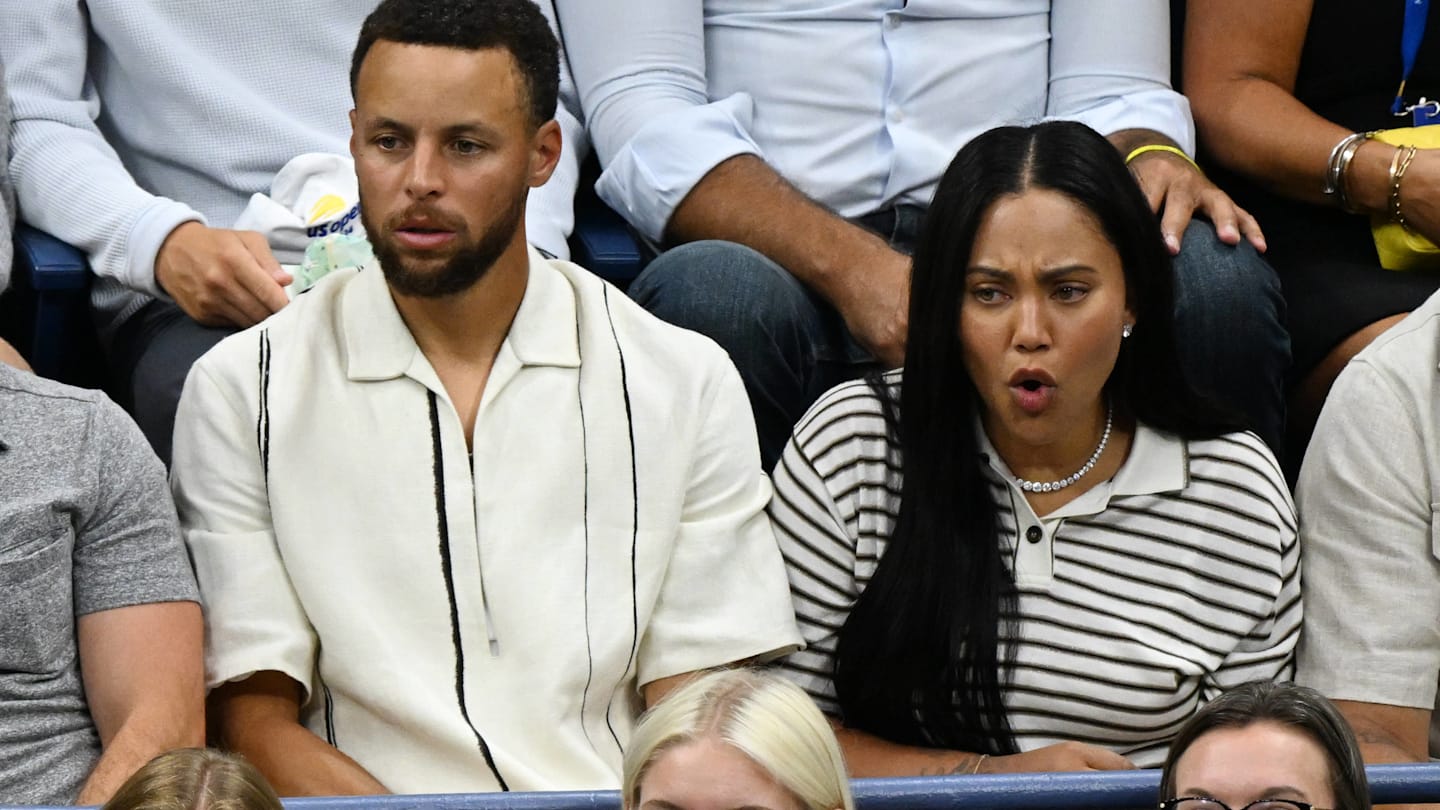 Steph Curry’s wife Ayesha rocks ‘uncomfortable’ skintight fit at NBA ...