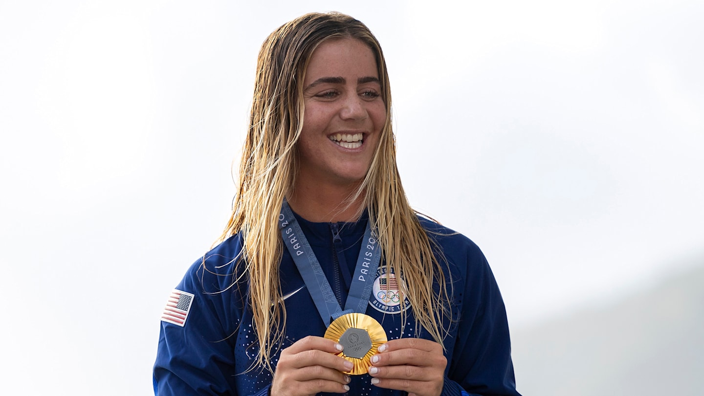 Surfer Caroline Marks Declares ‘Dreams Come True’ After Winning Gold ...